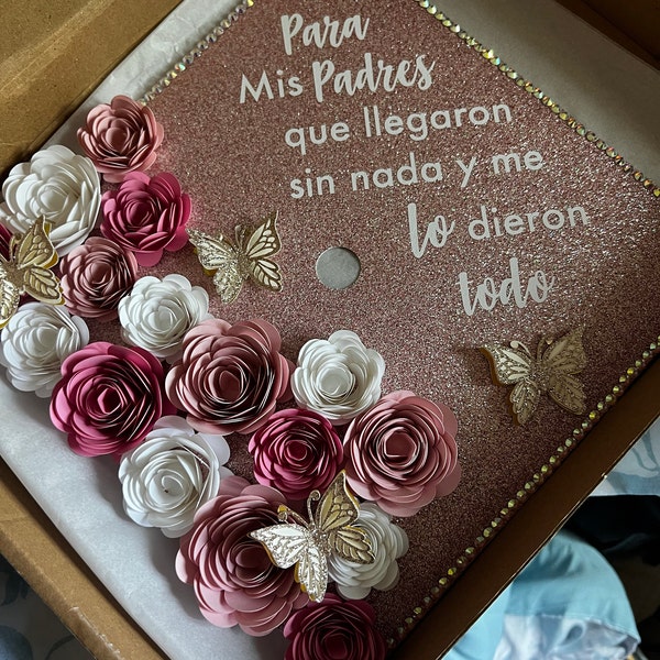 Lo Hicimos Mamá Y Papá El Primero Logro De Muchos Graduation Cap Topper ...