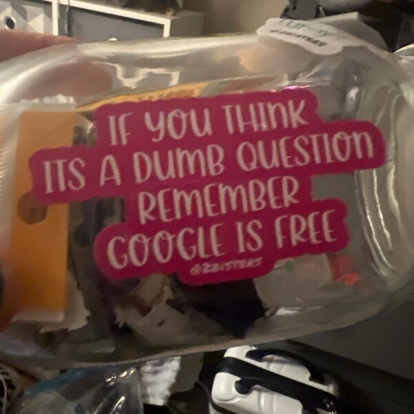 Work Bestie Sticker | Heart Hands Sticker | Workplace Sticker | Gift ...