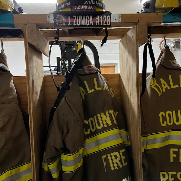 Firefighter Locker Tag - Etsy