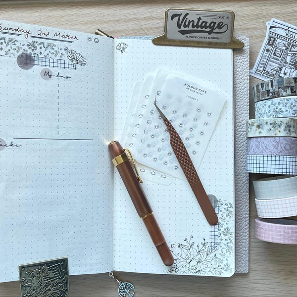 Floating Page Marker | Slim Tabs | Minimalist Acetate Dividers ...
