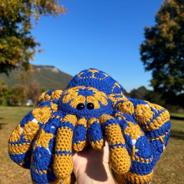 Giant Crocheted Tarantula Crocheted Spider Crochet Gift Spider Large ...