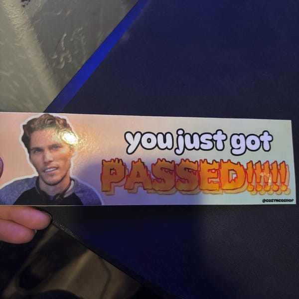 Jerma985 Bumper Sticker | Jerma Meme Sticker | 8" X 2.4" Glossy ...