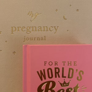 My Pregnancy Journal, Expectant Mother Gift, Pregnancy Planner Pearl ...