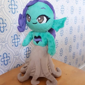 Chibi Mermaid Doll Plush Sewing Pattern .pdf Tutorial Merman Merpeople ...