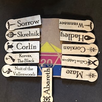 Custom RPG Player Initiative Trackers - Clip-on Name Tags for Player ...