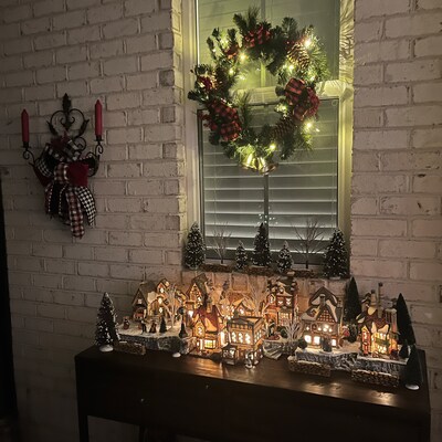 Multi Level 42 Curving Christmas Base for Dept 56 VILLAGE DISPLAY ...