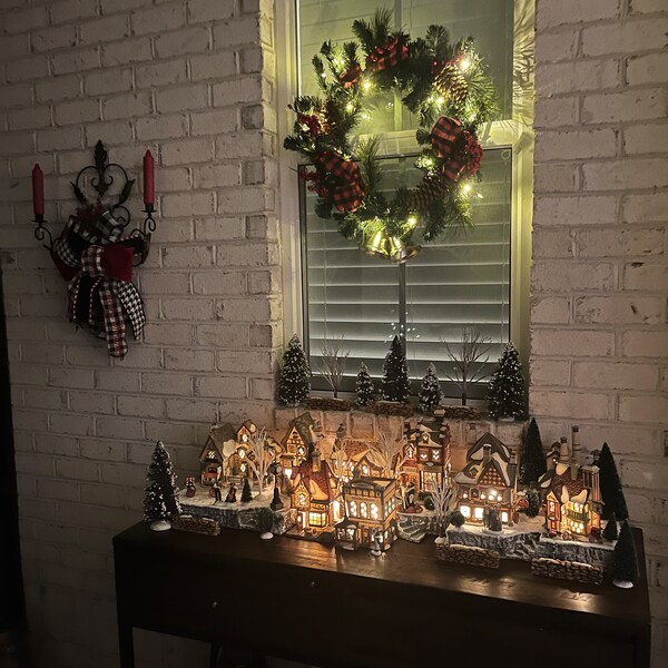 Multi Level 42" Curving Christmas Base for Dept 56 VILLAGE DISPLAY ...