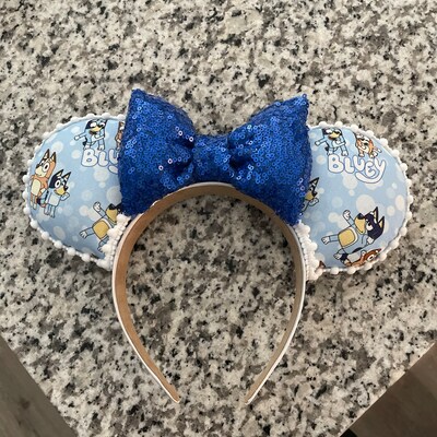 Bluey Mouse Ears, Mouse Ears, Bingo Ears, Bluey and Bingo, Bluey Disney ...