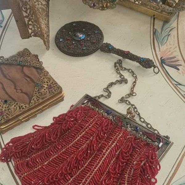 Vintage Art Glass Perfume Bottle - Etsy