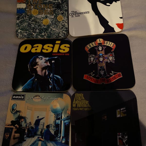 Your Favorite Album Cover Made Into a Wooden Coasters - Etsy UK