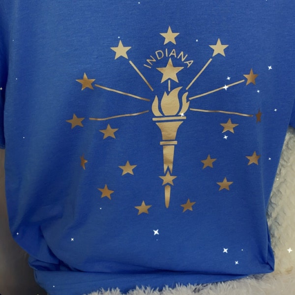 Indiana Svg, Indiana State Flag Svg, Indianapolis Clipart SVG - Cut ...