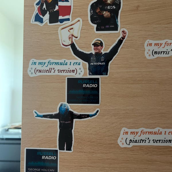 George Russell Stickers - Austrian Grand Prix - Etsy