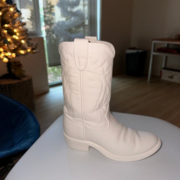 Cowboy Western Boot - Made to Order - Paint Your Own Bisque - Etsy