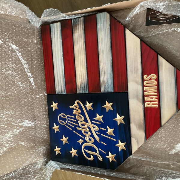 Wooden Flag Home Plate - Etsy