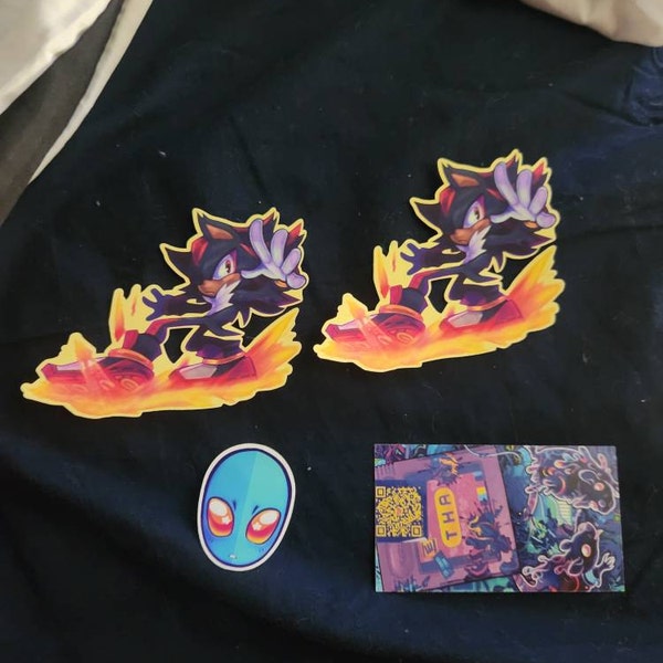 Shadow the Hedgehog Sonic Adventure Sticker - Etsy