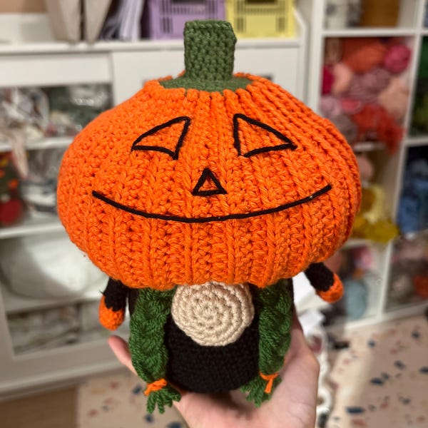 Pumpkin Gnomes Crochet Pattern, Halloween Pumpkin Decor, Halloween Ornaments, Pumpkin Keychain ...