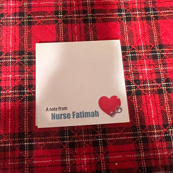 Personalized Sticky Notes With Doctor Heart Design and Custom Name // 3 ...