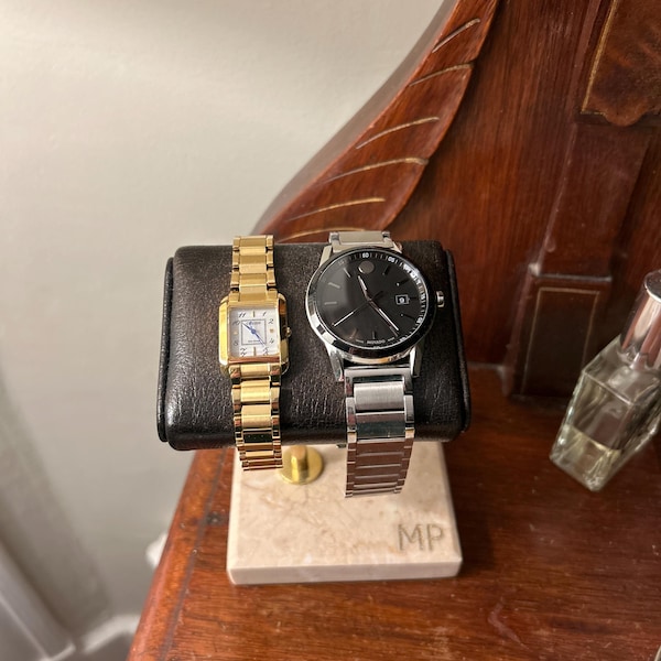 Watch Stand, Watch Holder, Watch Box , Italian Leather, Watch Stand ...