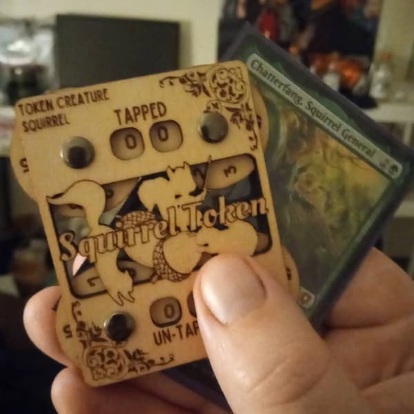 Dual 0-99 MTG Goblin Token Counter Mtg Wood Proxy Count Tapped ...