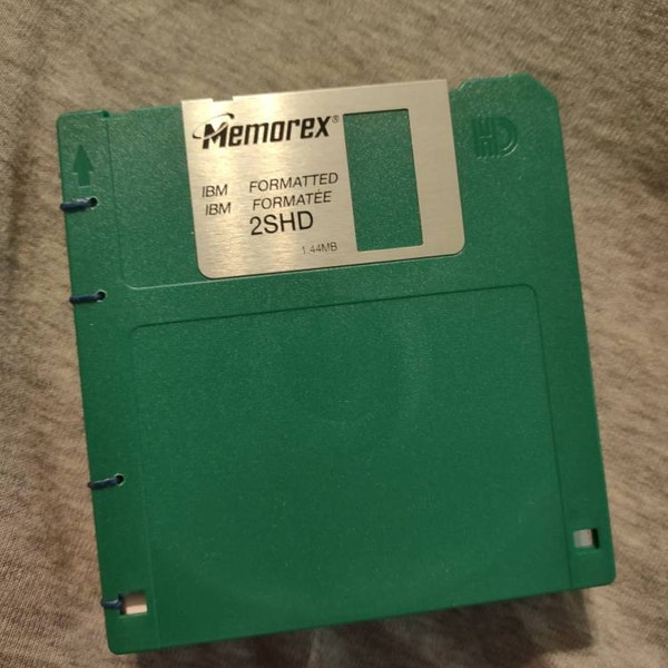 Floppy Disk Notebook - Vintage Computer Disc Journal - Choose Your ...