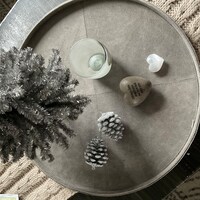 Natural Hand-carved Heart Stone Paper Weight Wedding Favors Anniversary ...