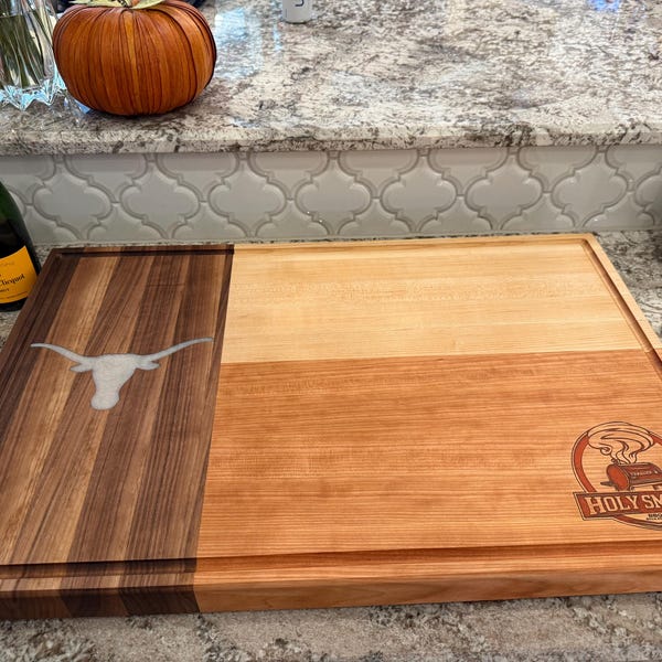 American Flag Cutting Board, Professional BBQ Chopping Block, Fathers ...