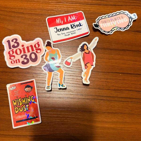 13 Going on 30 Sticker Set | Jenna Rink | Wishing Dust | Razzles ...