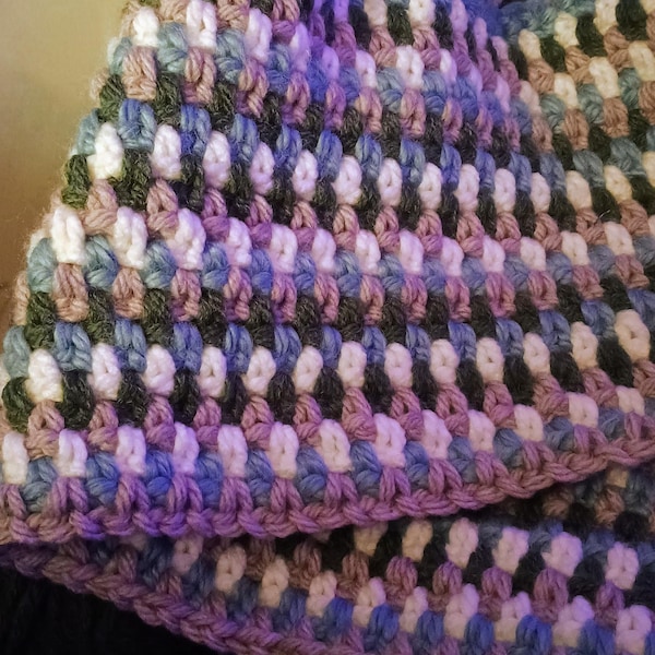 CROCHET PATTERN & Photo Tutorial / Modern Crochet Blanket / the Chunky ...