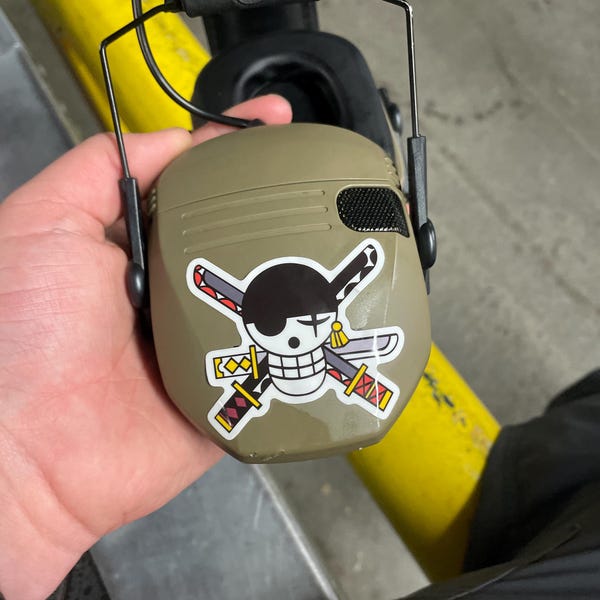 Straw Hat Anime Sticker, Anime Merch ,anime Pirate Stickers, Demon ...