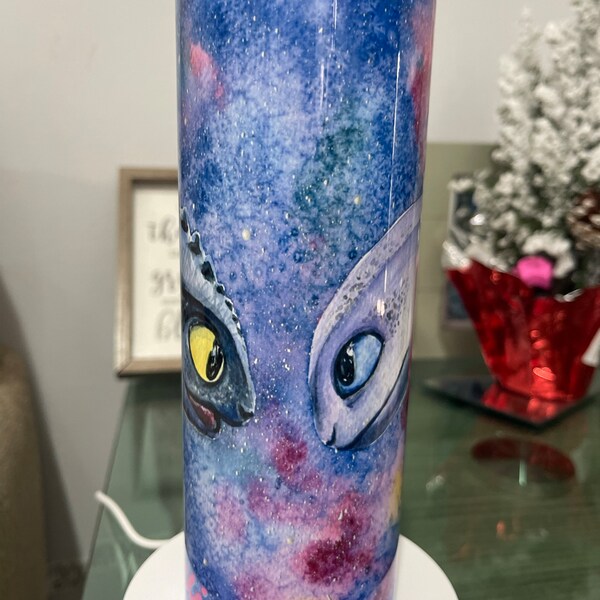 How to Train Your Dragon Clipart. Watercolor Digital Illustration Night ...