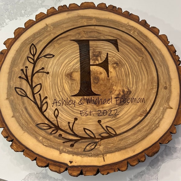 Log Slice Slab for Cake Stand, Cutting Board, Charcuterie, Food Serving ...