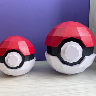 Ball Box/ Diy Craft/ Template PDF STUDIO SVG/ Low Poly/ Papercraft/ 3D ...