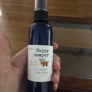 Happy Camper Bug Spray All Natural - Etsy