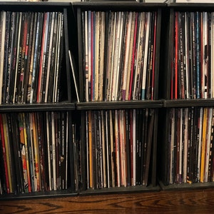 Recycled Glass and Concrete Record Storage Cube LP Vinyl - Etsy
