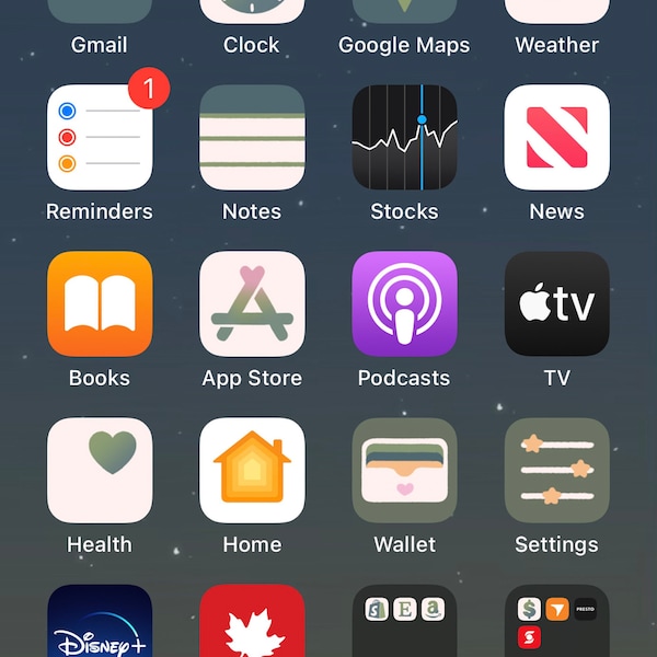 Gentle Forest Ios / Ipados / Android Theme - Etsy