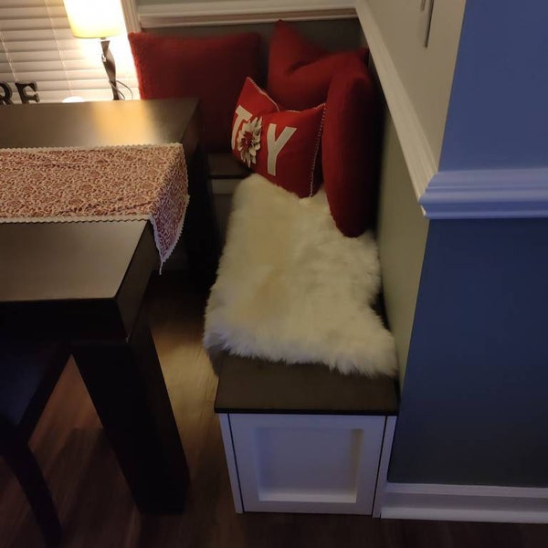 Bench - Custom L-shaped With Storage for Spaces - Etsy