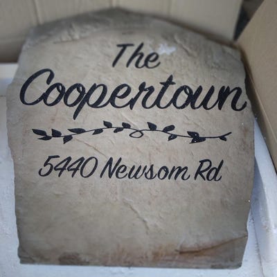 Welcome Name Stone Custom Stone Engraved Rock Personalized Garden Stone ...