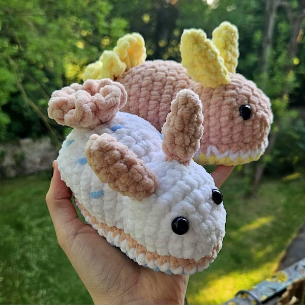 Dorid Nudibranch Amigurumi Pattern, Crochet Sea Slug Pattern Only - Etsy