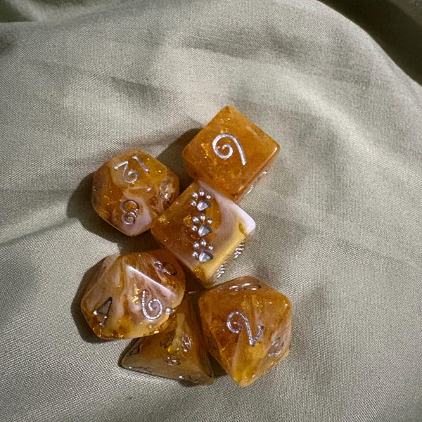 Shadowy Forest Dnd Dice Set, Polyhedral Dice, D&D Dice, Dungeons and ...