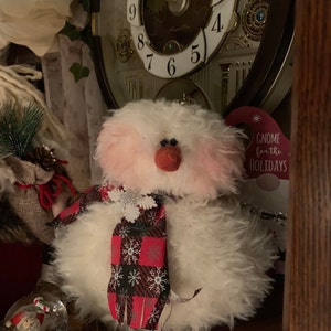 Fuzzy Wuzzy Snowman - Etsy