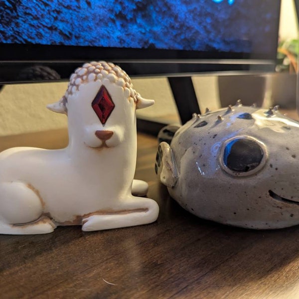 Lamb Relic Gifts for Him Gifts for Her Collectible Figure Birth Stone ...