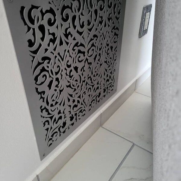 Brass Floor and Wall Radiator Cover: Elegance and Functionality ...