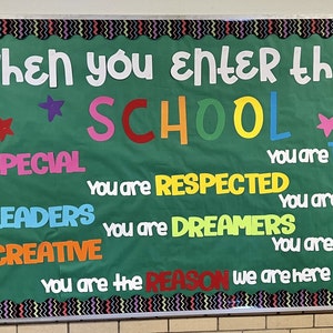 WE ALL HAVE Bulletin Board Letter Classroom Decoration Teacher - Etsy