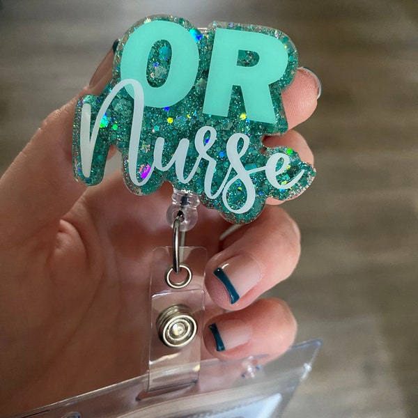 Occupational Therapist Badge Reel OT Therapy Holistic Glitter Made to ...