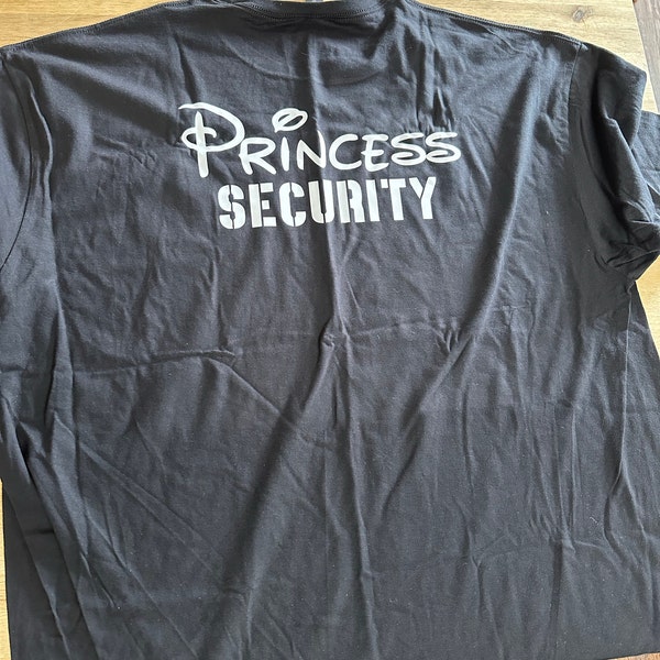 Princess Security Shirt,dad Gift Shirt,disney Shirt,funny Dad Shirt ...