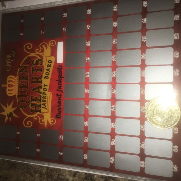 Queen of Hearts Jackpot Board 8x10in! - Etsy