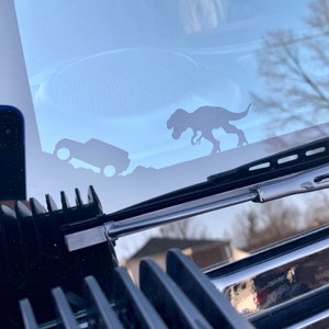 T-rex Sticker, Car Window Sticker, Tyrannosaurus Rex Sticker, Dinosaur ...