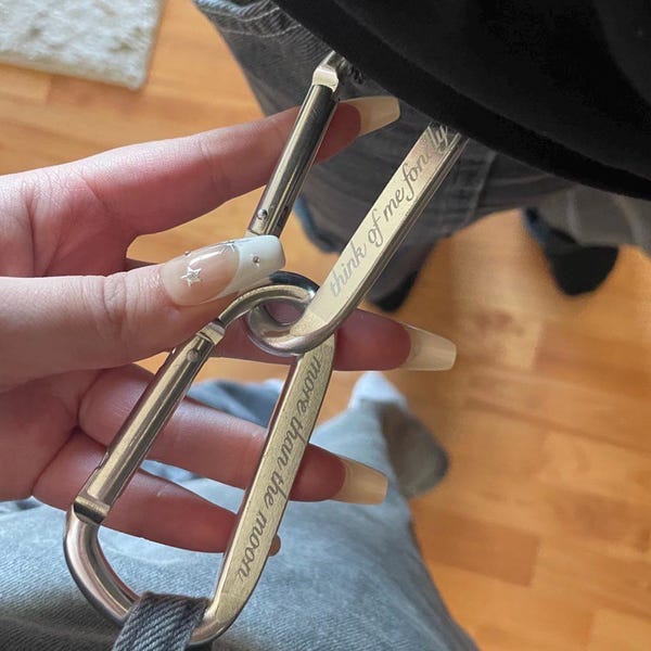 Custom Carabiner for Everyday Use, Personalized Carabiner, Engraved ...