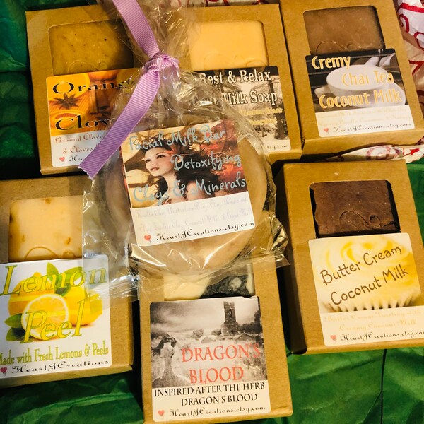 SAVE ON 7 Soaps Large Full Size Handmade Soap Bar Deal Over 60 ...