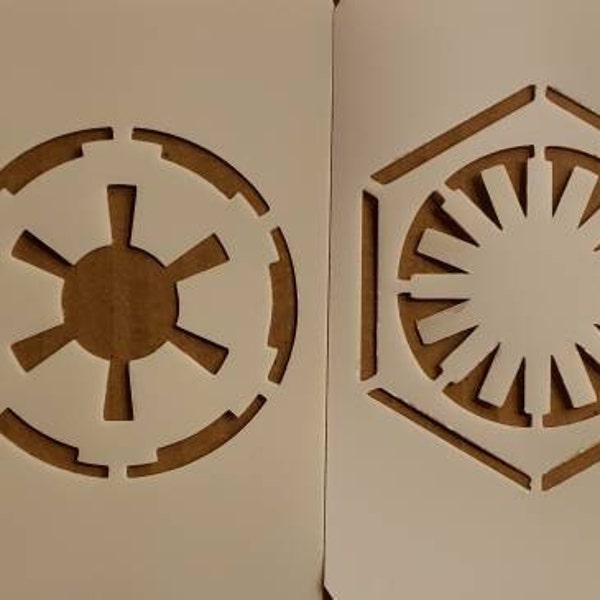 Mandalorian Script Stencil Template, Mando'a, Star Wars Inspired, Mylar ...